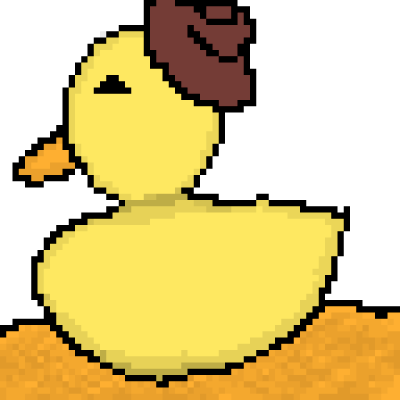 Pixel duck