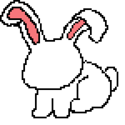 Pixel bunny