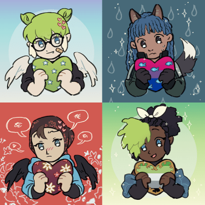 Heart Hold Character｜Picrew