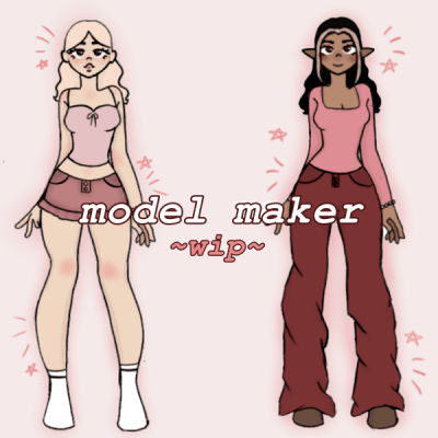 model maker (WIP) | Picrew - The Character Maker & Creator