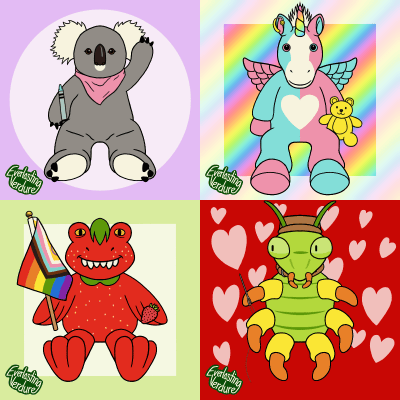 Assemble an Animal | ぬいぐるみを作る | Picrew - つくってあそべる画像メーカー