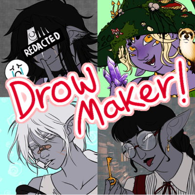 Drow (dark elf) maker | Picrew - The Character Maker & Creator