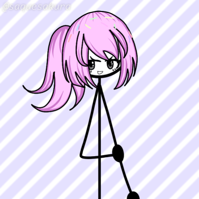 SFAM stick figure OC (pastel)
