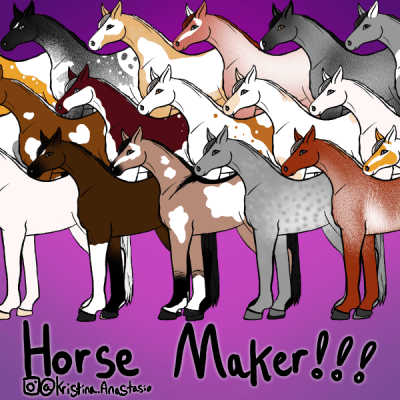 Detailed Horse Maker | Picrew - The Character Maker & Creator