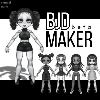 BJD Doll Maker (B&W) | Picrew - The Character Maker & Creator