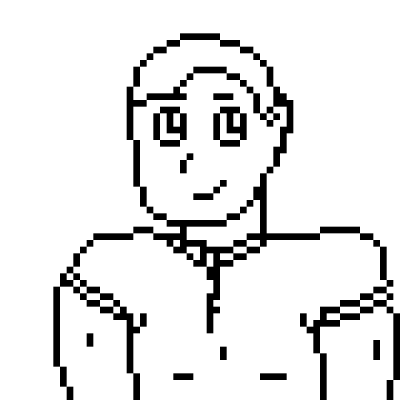 1-Bit Pixel Art Characters